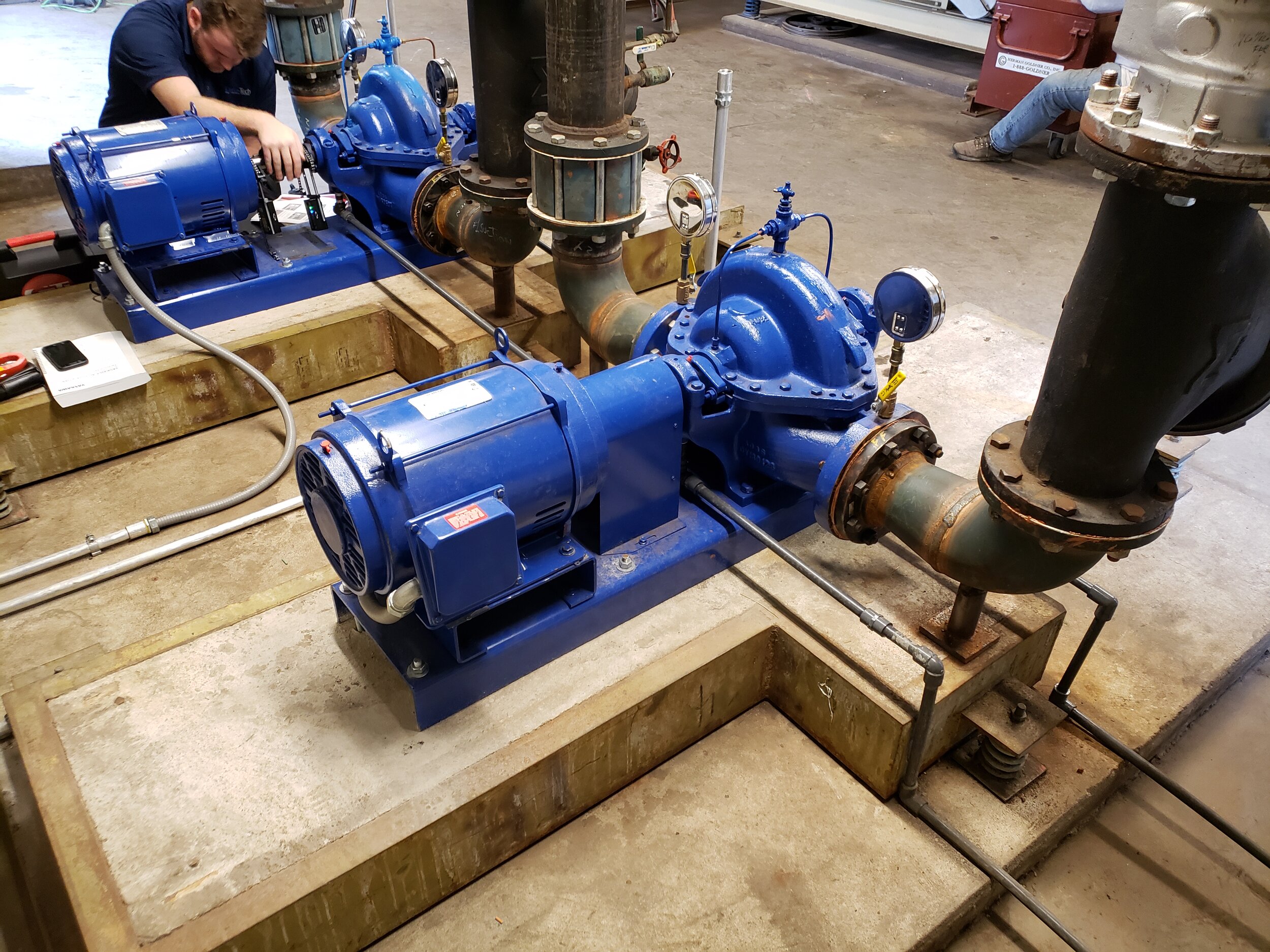 Factory Services: Commercial HVAC Pumps, Cooling Tower Filtration, Etc.